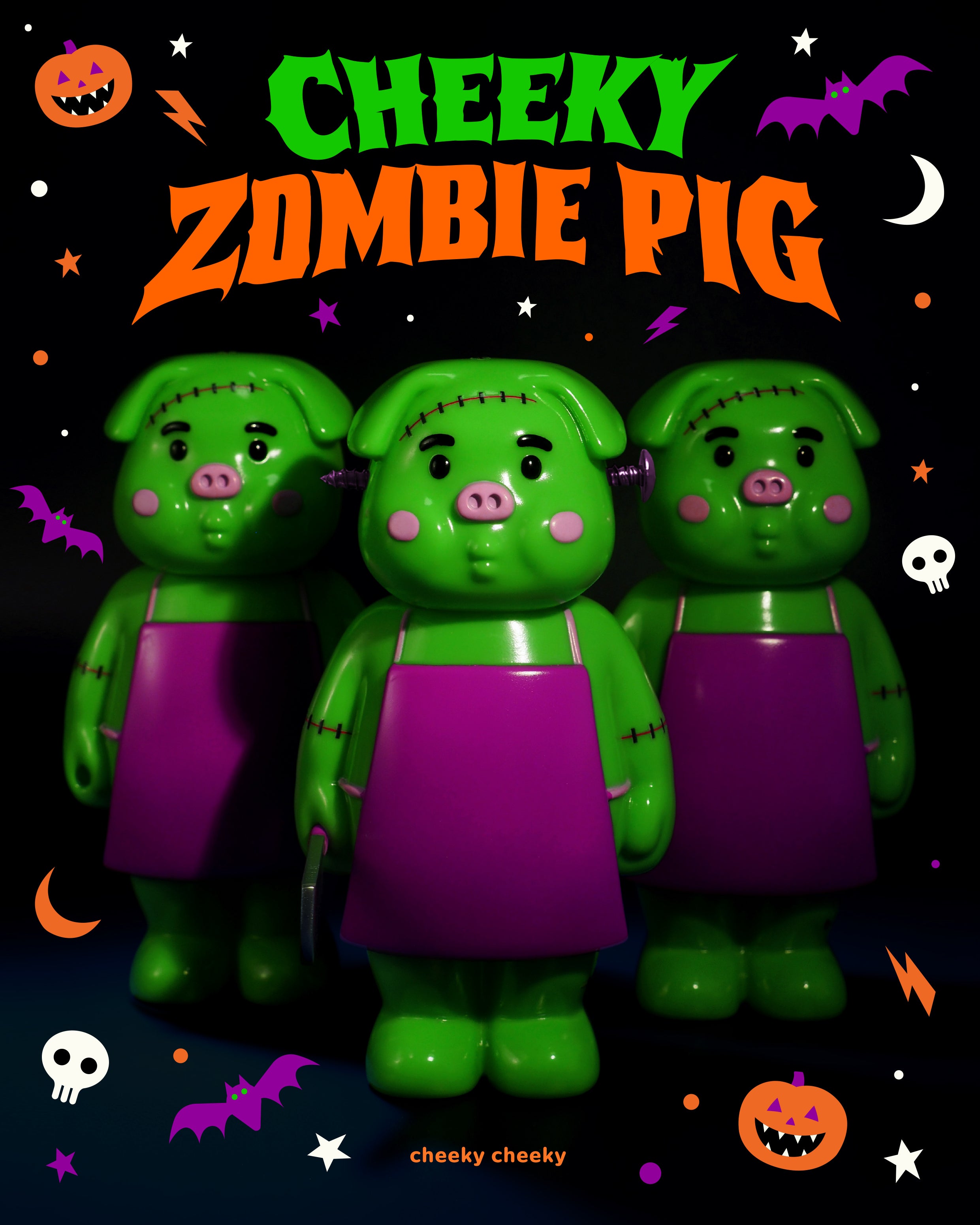 CHEEKY TOY - 厚面喪屍豬 Cheeky Zombie Pig – cheeky cheeky 厚面子
